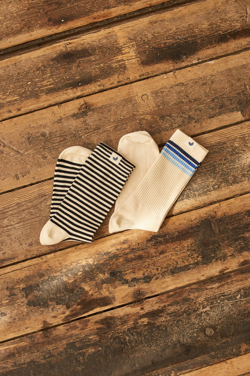 Dugort - Blue Stripes | Fair Fashion by TWOTHIRDS